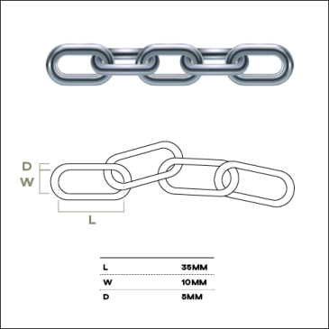 Long Link Chain - SHADE SOLUTIONS